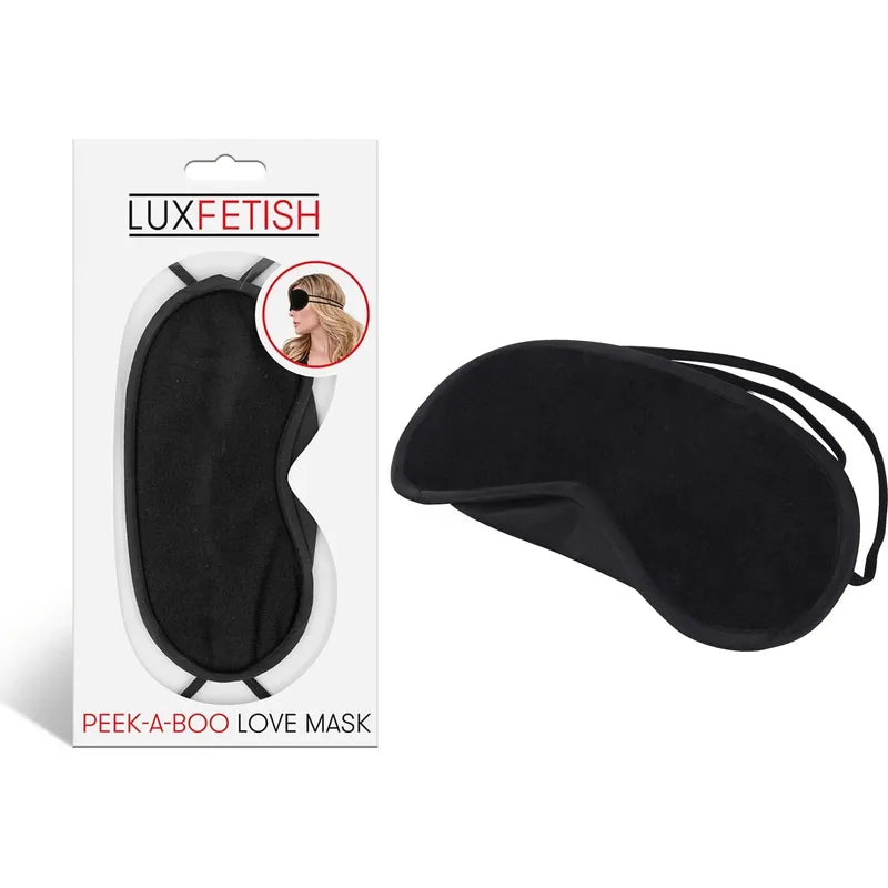 BDSM Peek-A-Boo Love Mask by Lux Fetish – Sensations Plus
