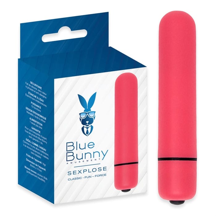Vibrateur pour clitoris Sexplose de Blue Bunny – Sensations Plus