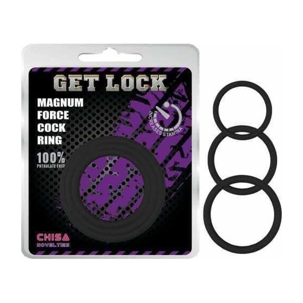 Anneau D'érection - Get Lock - Magnum Force Cock Ring | Sensations Plus ...